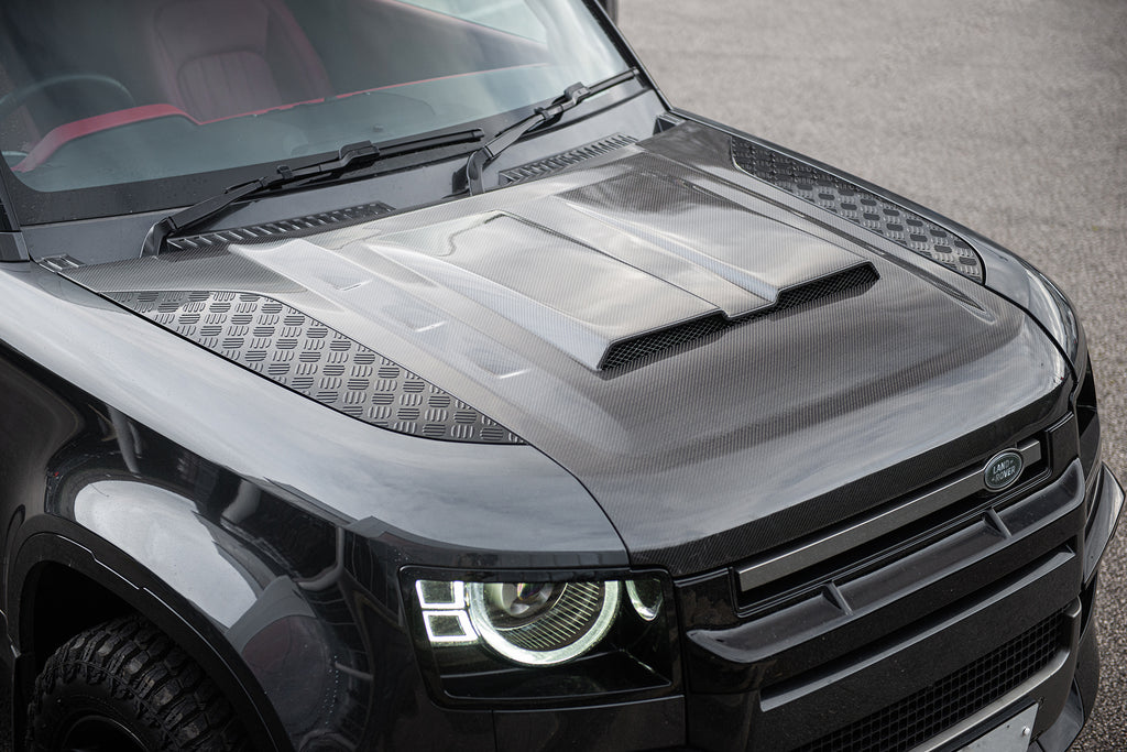 LAND ROVER DEFENDER (2020-PRESENT) EXPOSED CARBON VENTED BONNET ...