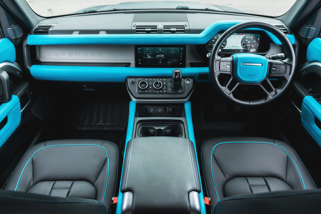 Tiffany Inspired 3D Modular Leather Interior for Land Rover Defender ...