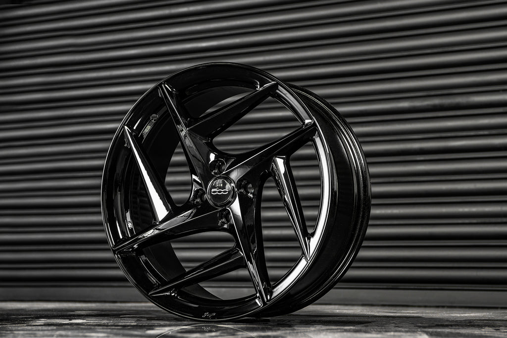 FIAT 500E (2020-PRESENT) GLOSS BLACK TYPE 52 ALLOY WHEELS - Project Kahn