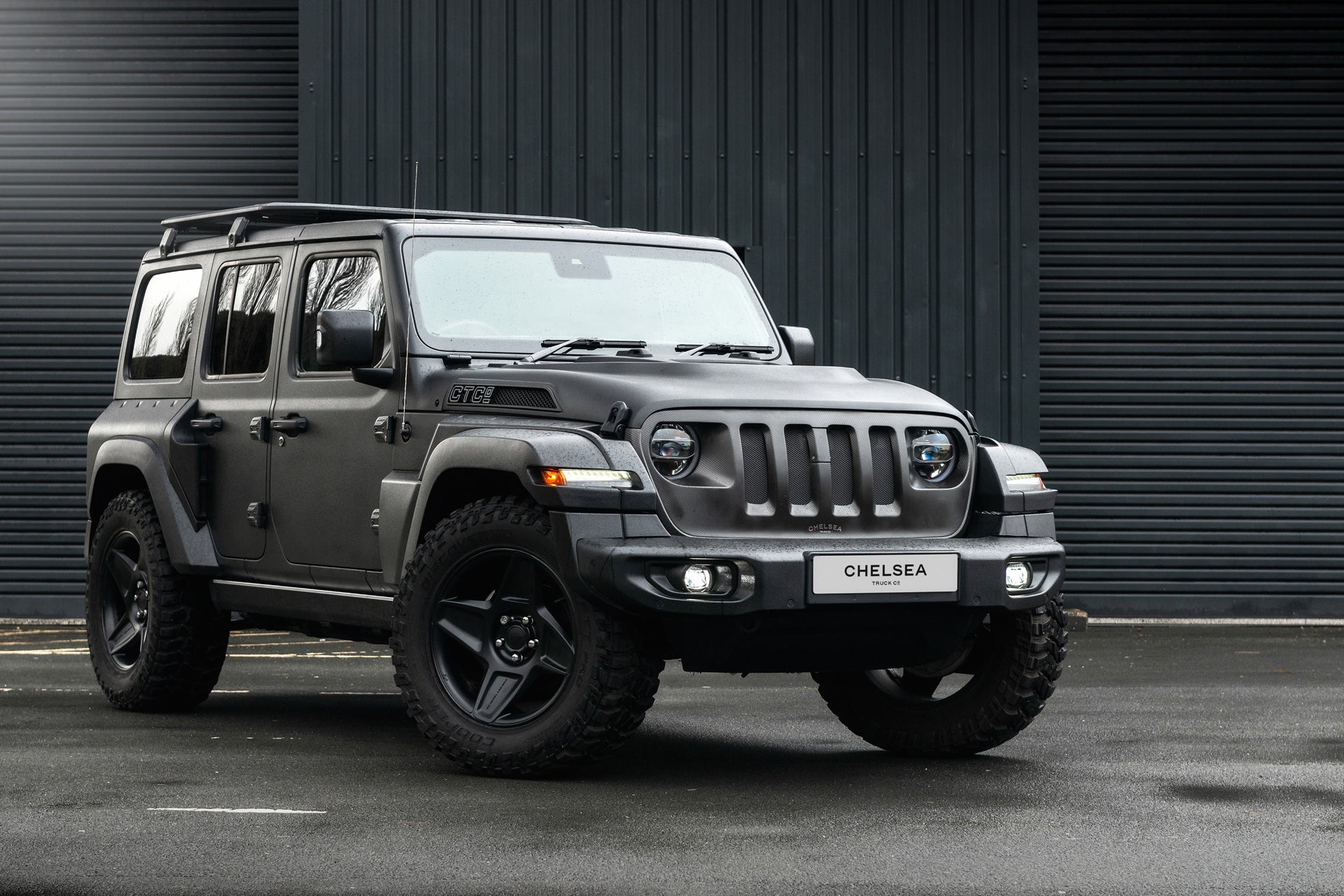 Jeep Wrangler JL 4 Door Black Hawk - Exterior in Matt Black - Project Kahn