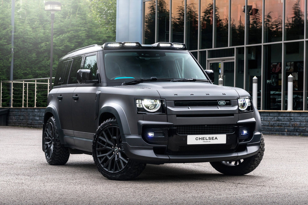 Land Rover Defender 110 in Sleek Satin Black - Project Kahn