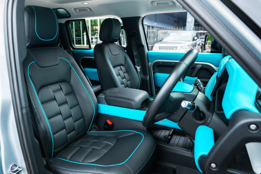 Tiffany-Inspired Blue over Black 3D Modualr Interior for Land Rover De ...
