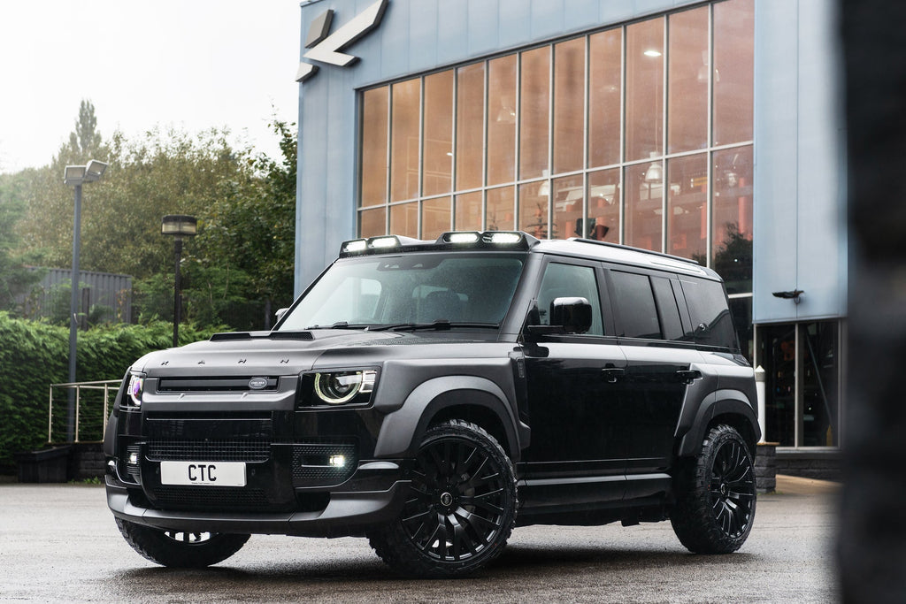Land Rover Defender (2020 Onwards) Quad Roof Shield with LED Lights ...