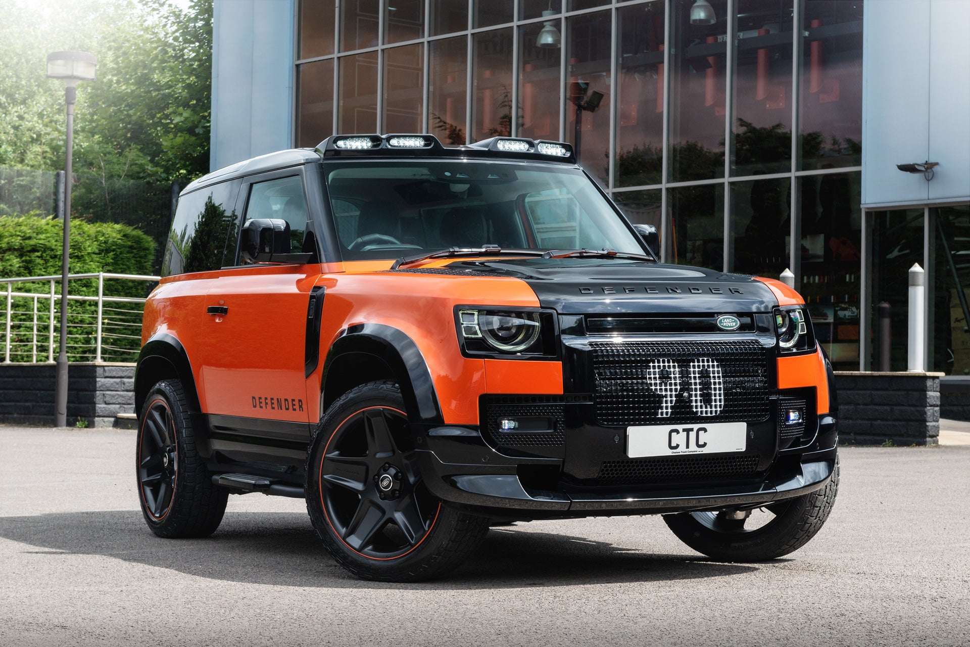 Land Rover Defender (2020 Onwards) Quad Roof Shield with LED Lights ...