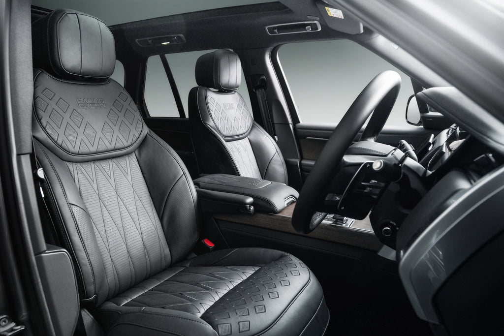 Range Rover Black Nappa Leather Interior - Project Kahn