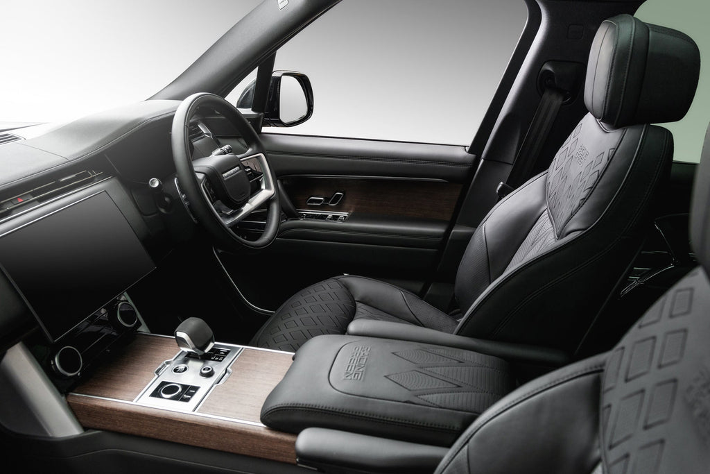Range Rover Black Nappa Leather Interior - Project Kahn