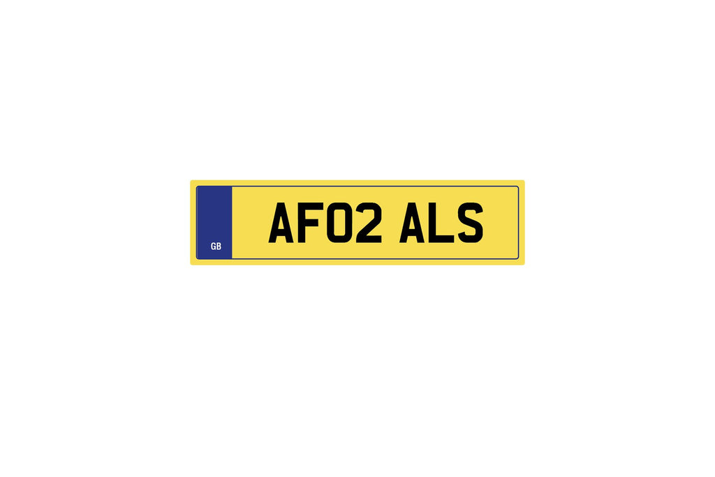 AF02 ALS - Private Number Plate For Sale by Project Kahn