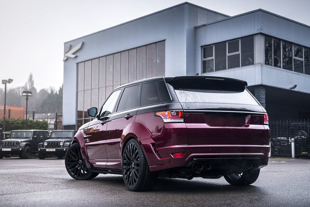 23" Matt Black Range Rover Sport L494 RS-2 Light Alloy Wheels by Kahn ...