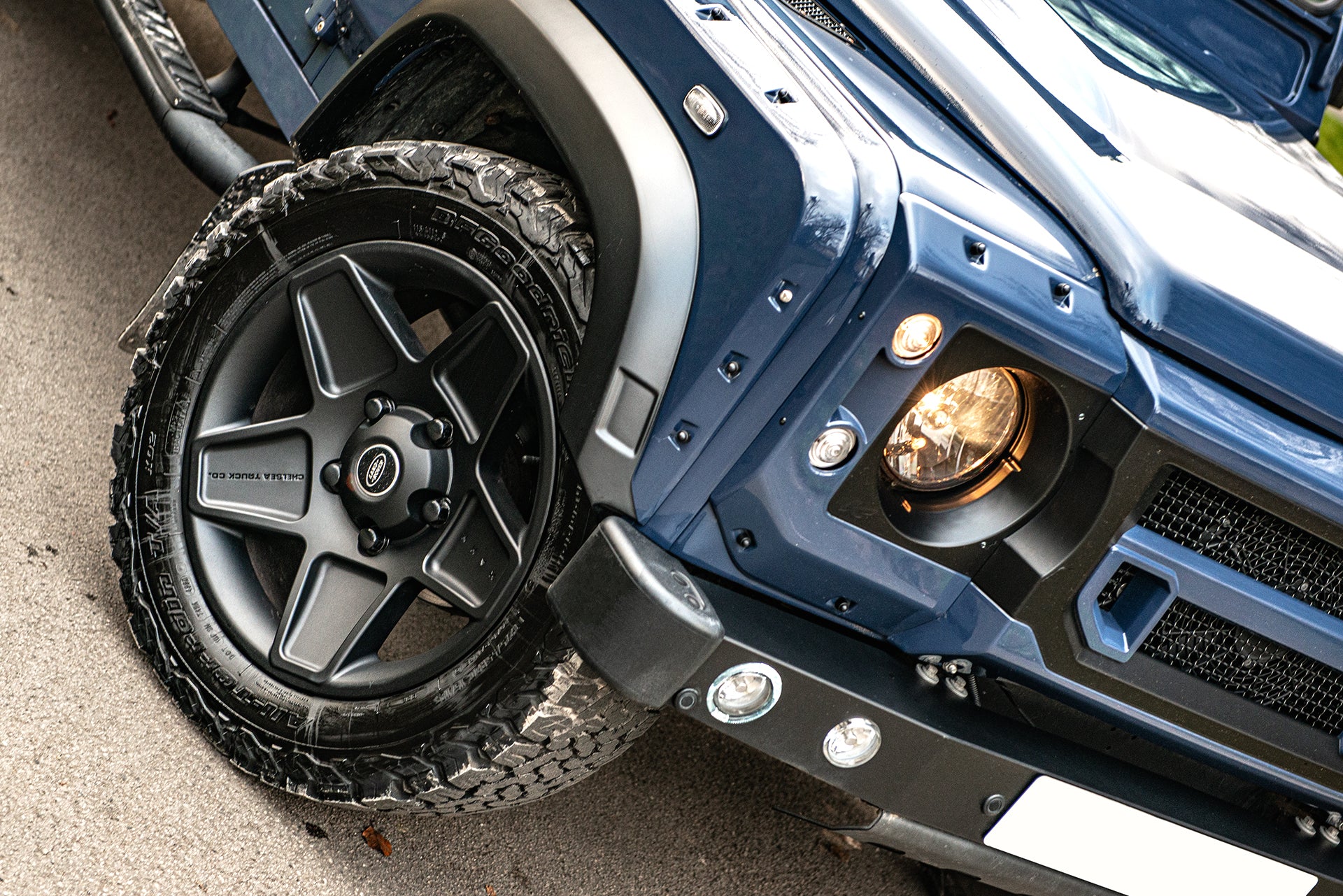 Classic Land Rover Defender 110 - Blue Exterior - Project Kahn
