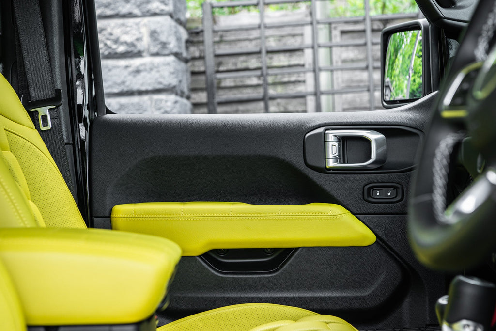 Jeep Wrangler JL 4 Door Leather Interior - Project Kahn