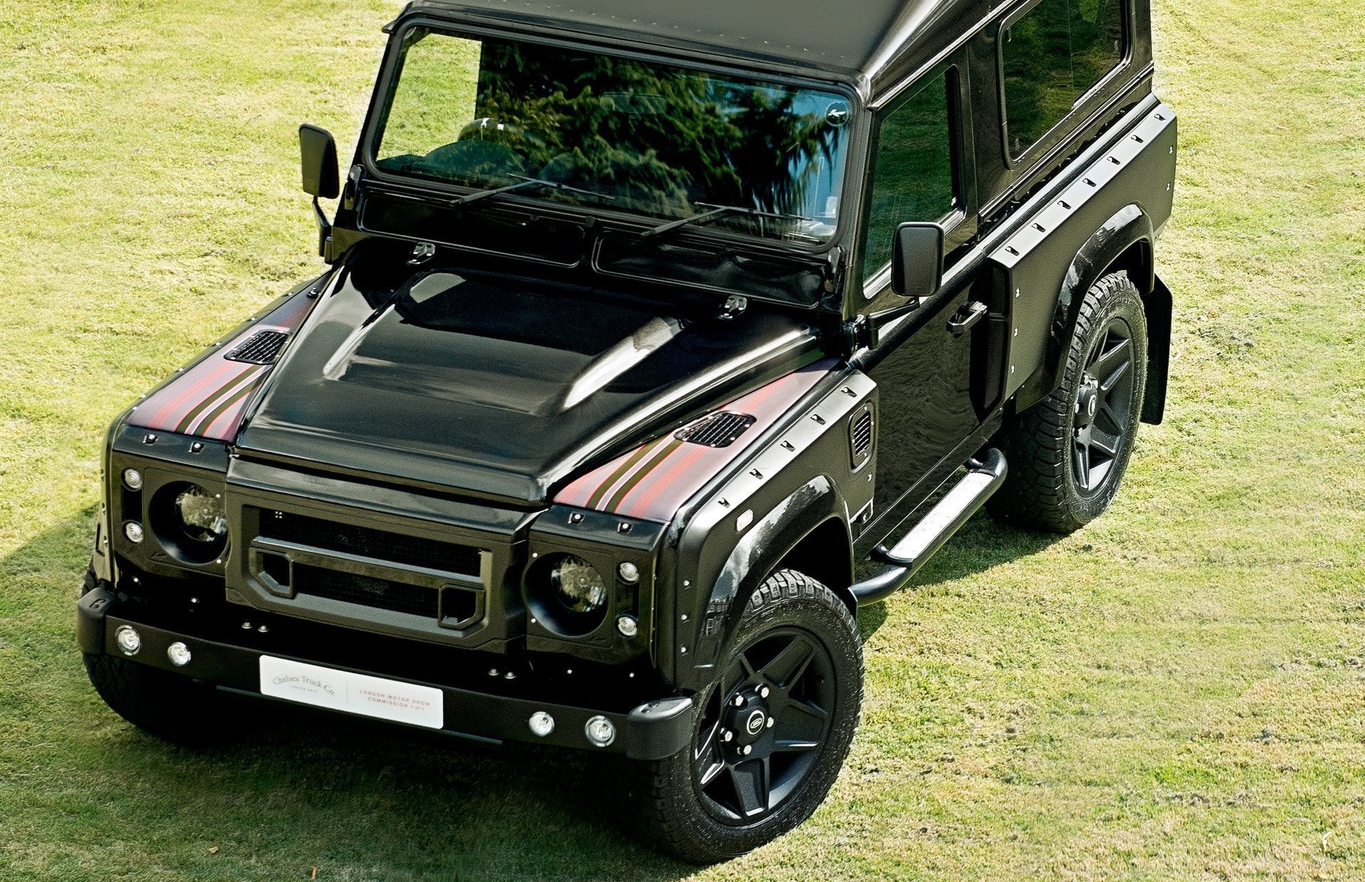 Land Rover Defender Bonnet Vents With Steel Mesh | Project Kahn