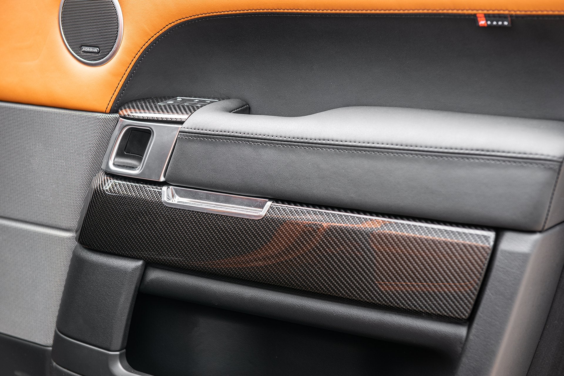 Range Rover Sport SVR (2018-Present) Black & Tan Leather Interior ...