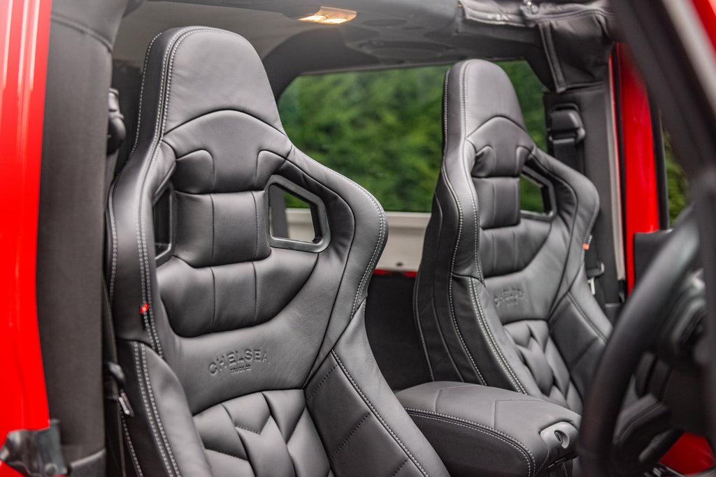 Jeep Wrangler JK 2 Door Leather Interior - Project Kahn