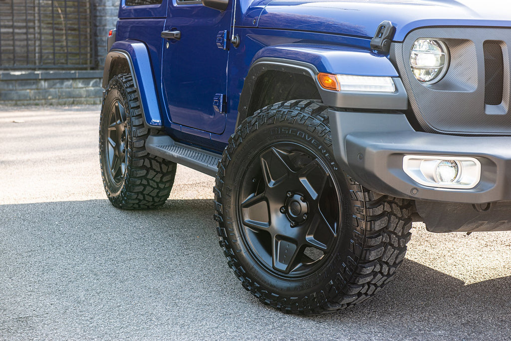 Blue Exterior Of Jeep Wrangler JL 2 Door by The Project Kahn