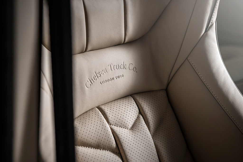 Classic Land Rover Defender 110 Leather Interior - Cream Edition ...