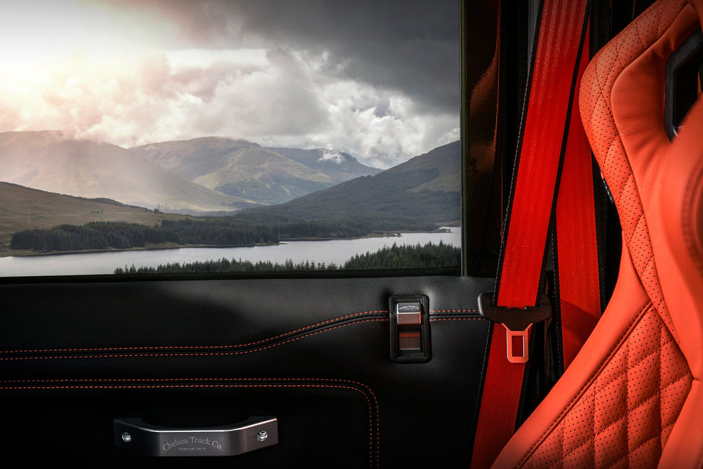 Classic Land Rover Defender 110 Leather Interior - Orange Edition ...