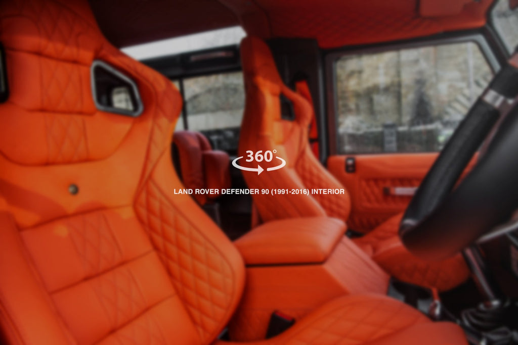 Land Rover Defender | Volcanic Orange Sports Interior | Kahn - Project Kahn