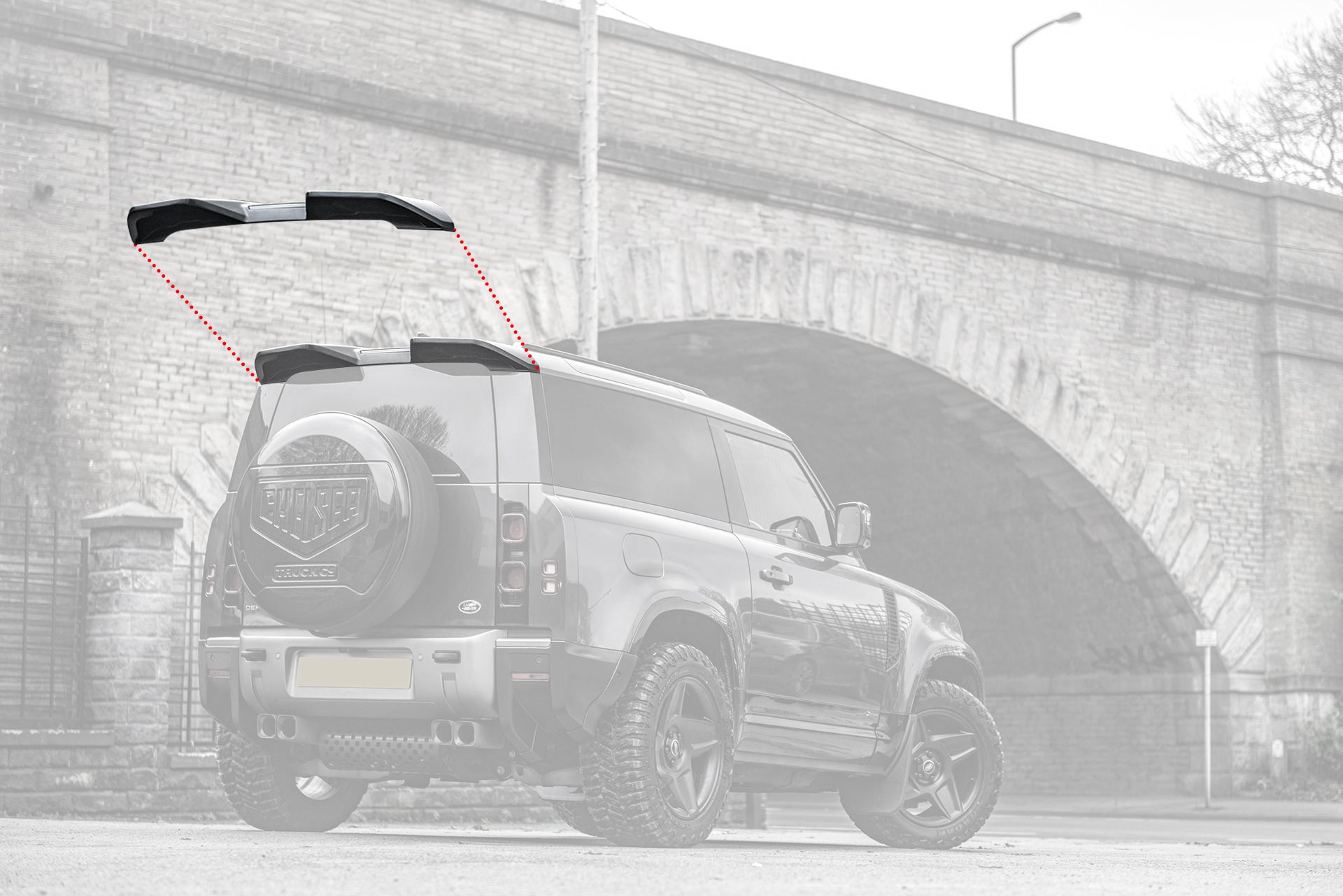 Land Rover Defender (2020-Present) Large Rear Roof Wing - Project Kahn