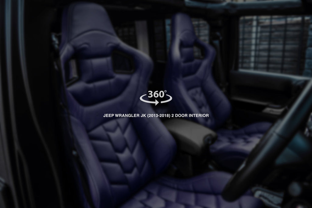 Jeep Wrangler JK (2018-Present) 2 Door Sports Interior 360 View ...