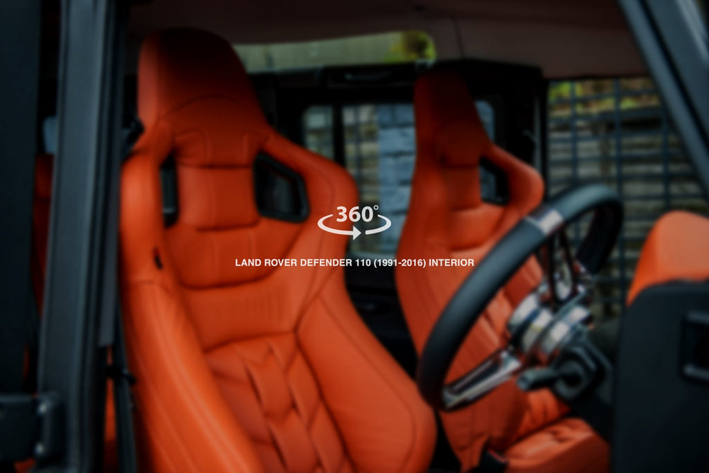 Volcanic Burnt Orange Sport Leather Interior Defender 110 (1991-2016 ...
