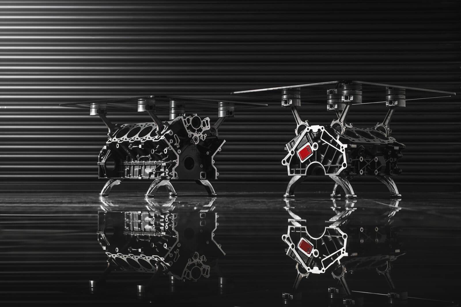 v6 engine block table