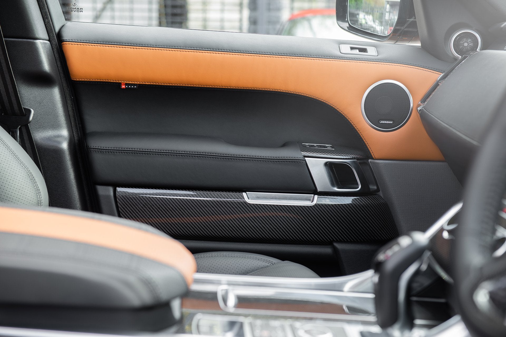 Range Rover Sport SVR (2018-Present) Black & Tan Leather Interior ...