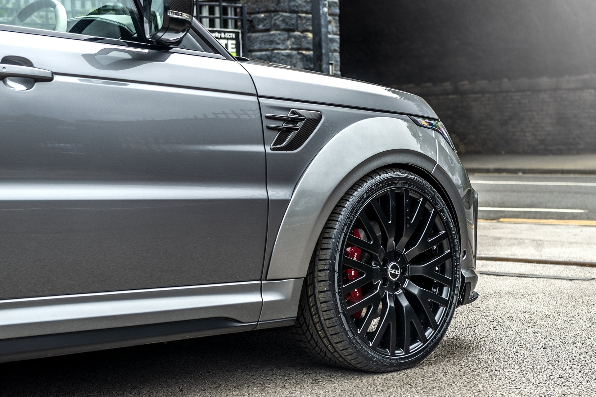 23" Matt Black Range Rover Sport SVR RS-2 Light Alloy Wheels by Kahn ...