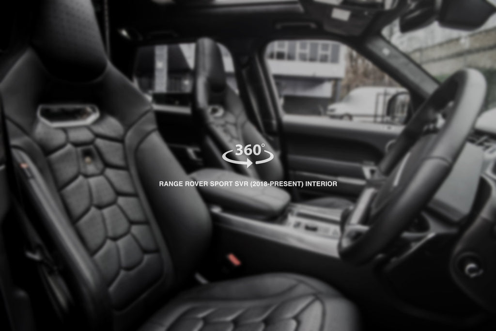 Range Rover Sport Svr (2018-Present) Black Comfort Interior 360 View ...