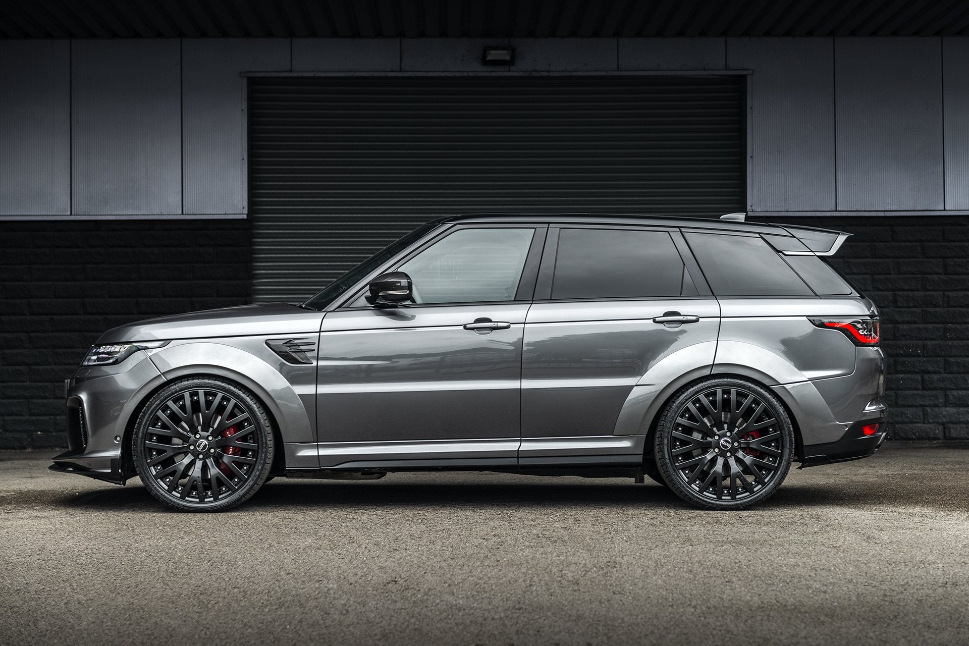 23" Matt Black Range Rover Sport SVR RS-2 Light Alloy Wheels by Kahn ...