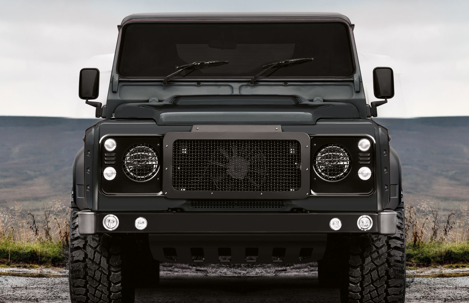 Land Rover Defender 110 (1991-2016) Front Grille Stainless Steel Mesh ...