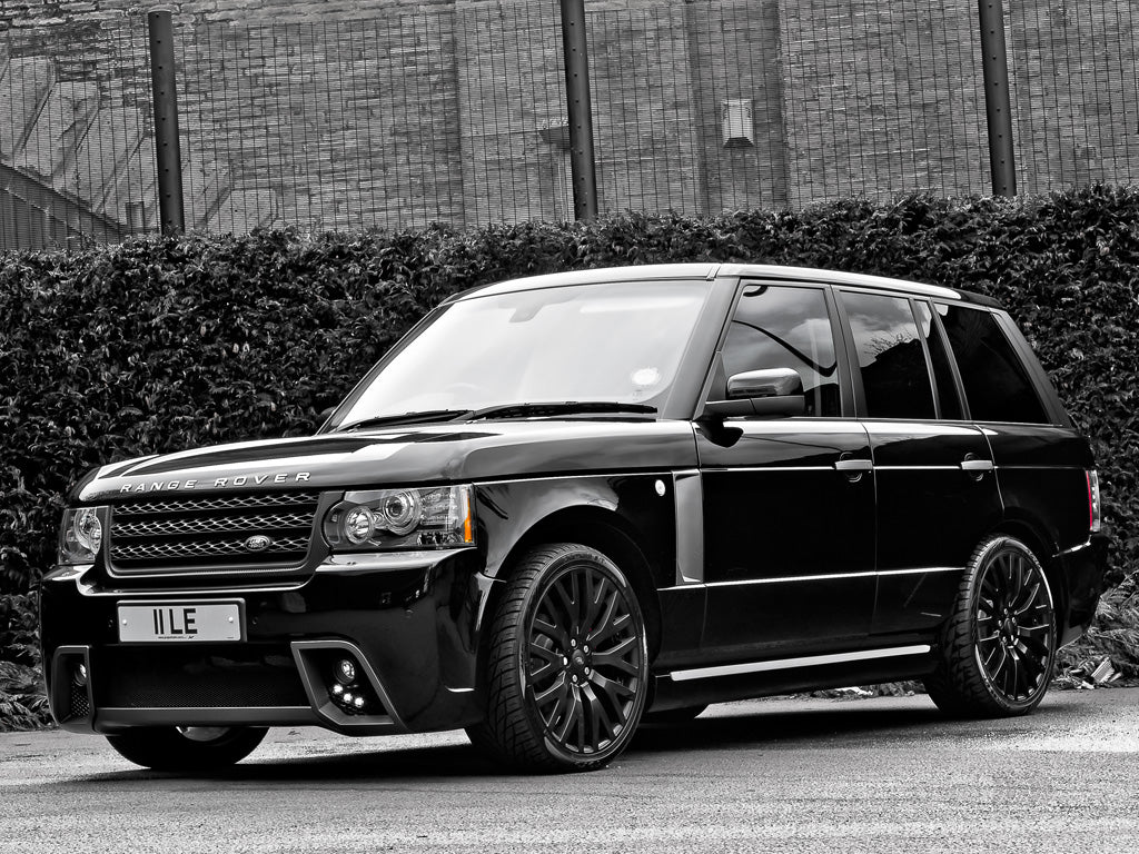 22" Matte Black Range Rover (2009-2012) RS-2 Light Alloy Wheels ...