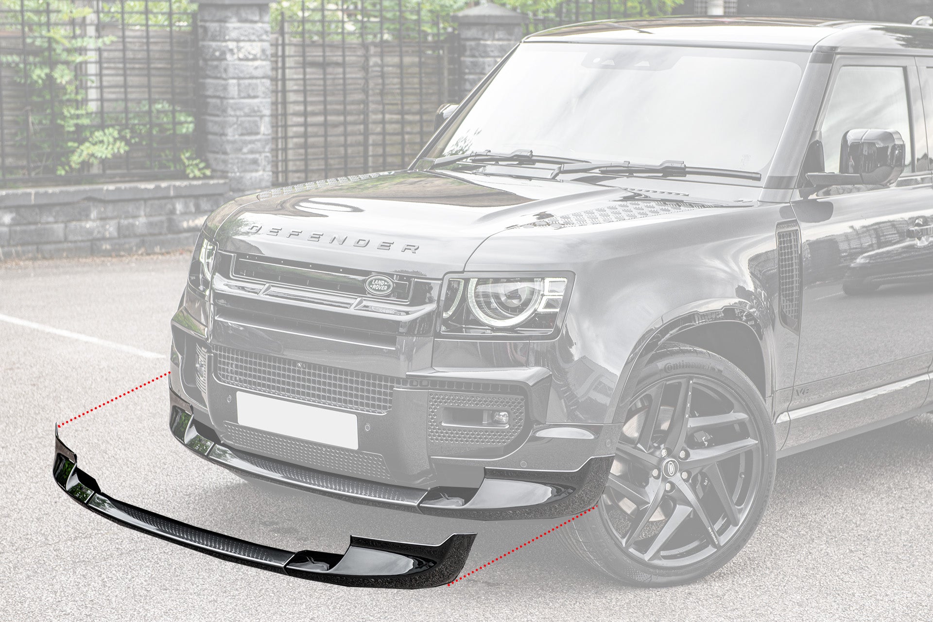 Front Bumper Valance for Land Rover Defender (2020-Present) | Kahn ...