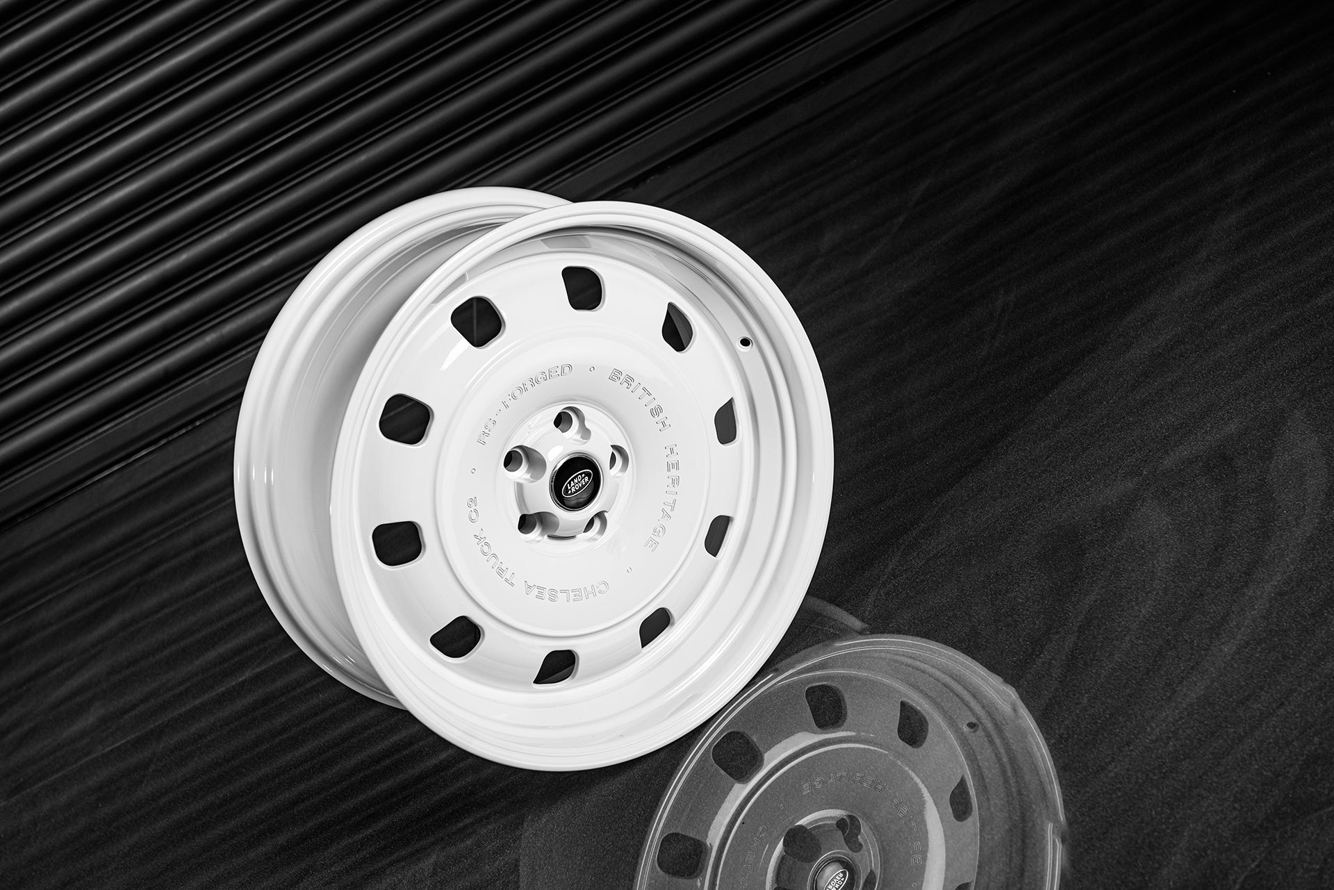 MODEL: BRITISH HERITAGE | Gloss White Alloy wheels - Project Kahn