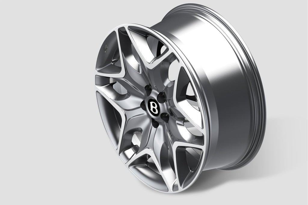 Model Split 6 Silver Alloy Wheels - Project Kahn