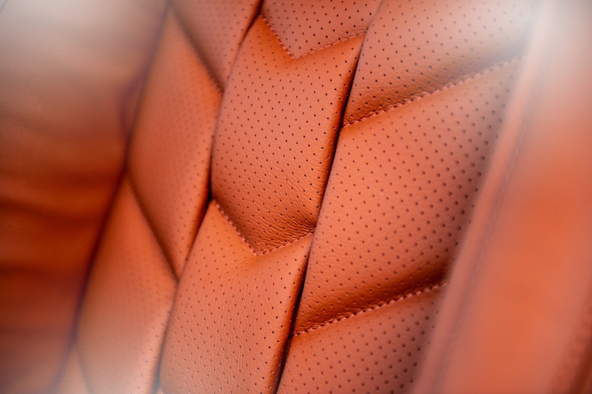 Land Rover Defender | bespoke Volcanic Orange leather interior ...