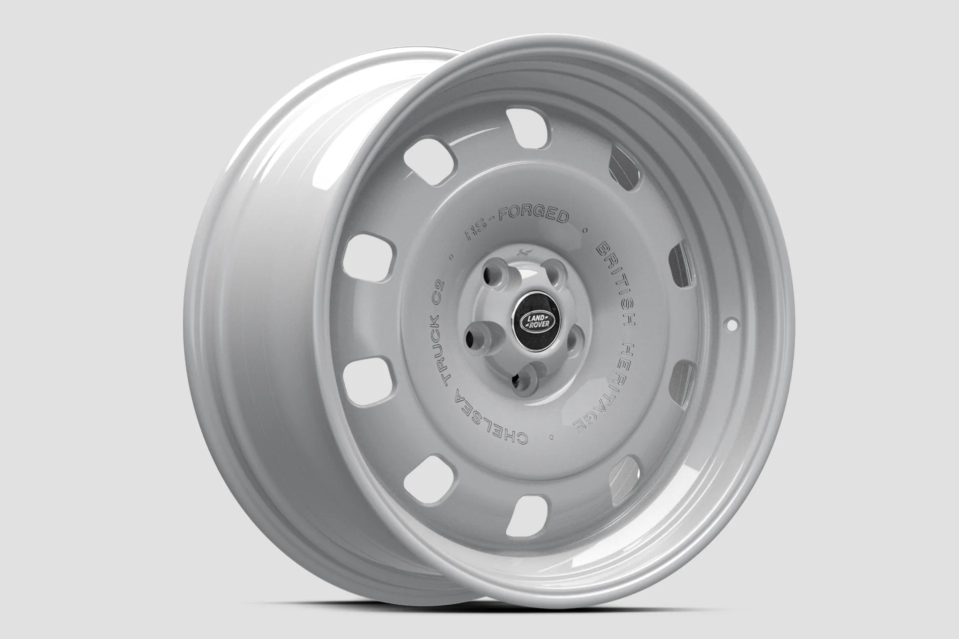 MODEL: BRITISH HERITAGE | Gloss White Alloy wheels - Project Kahn