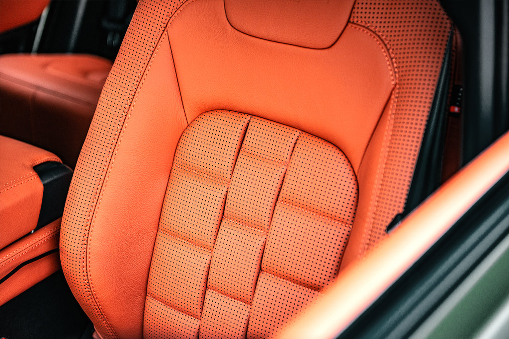 Land Rover Defender 110 Interior - Orange Edition - Project Kahn