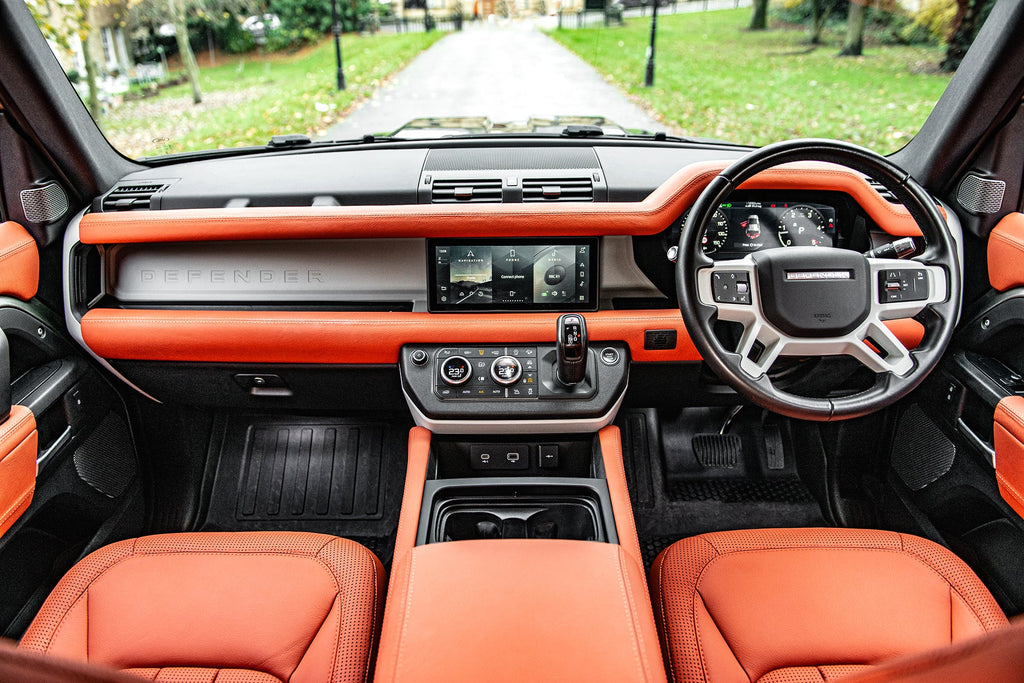 Land Rover Defender 110 Interior - Orange Edition - Project Kahn