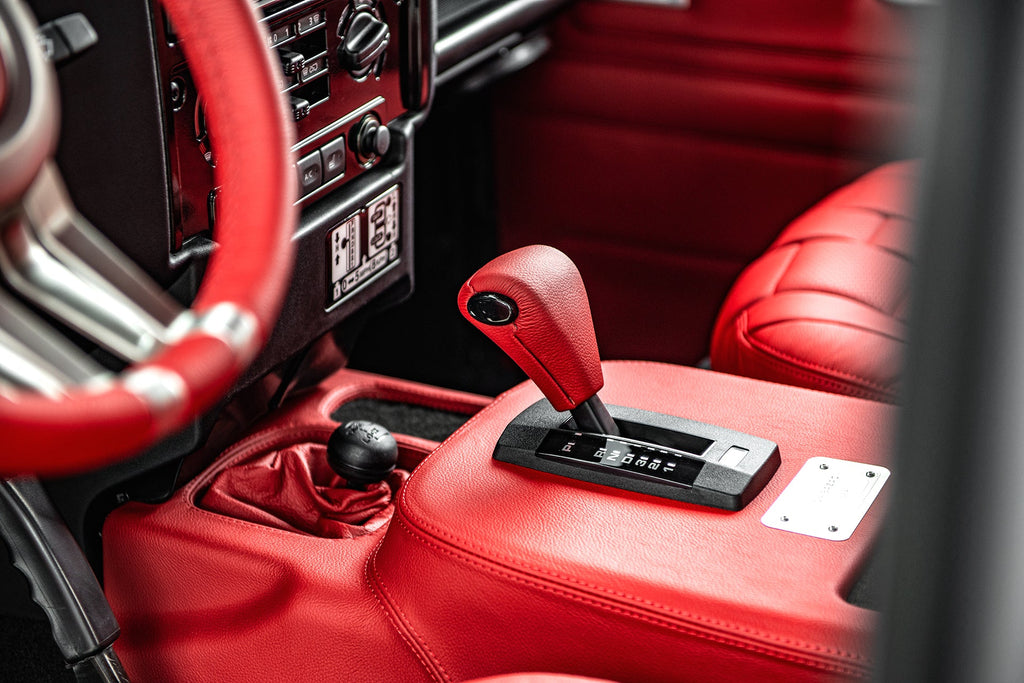 Classic Land Rover Defender 90 Leather Interior - Project Kahn