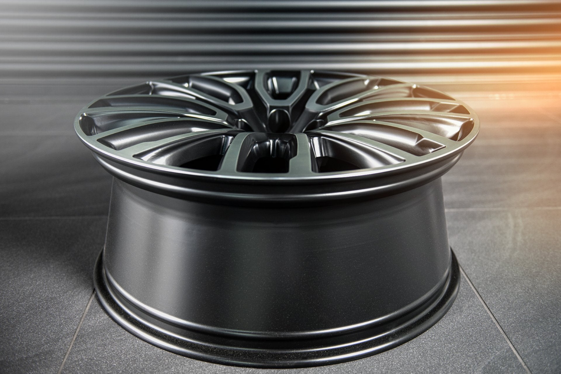 23" Satin Black Range Rover Sport Pace Car Light Alloy Wheels by Kahn ...